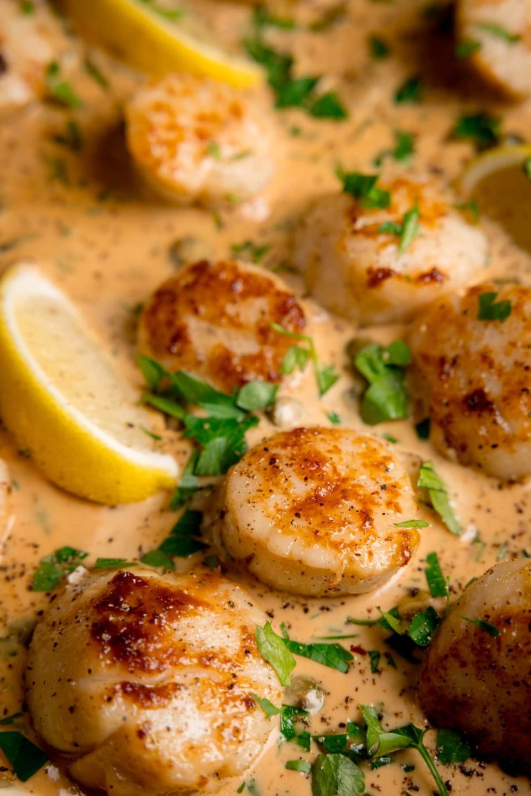 Creamy Garlic Scallops Recipe – Fishermen's Co-op